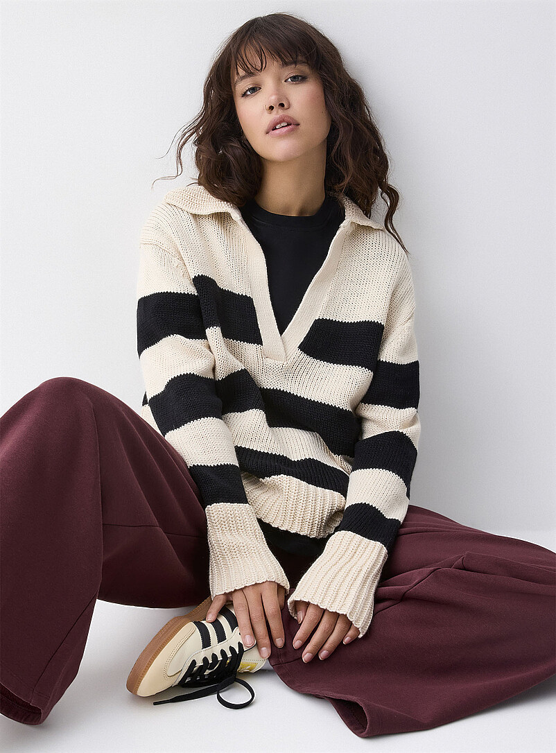 Striped & Patterned Sweaters for Women | Simons Canada