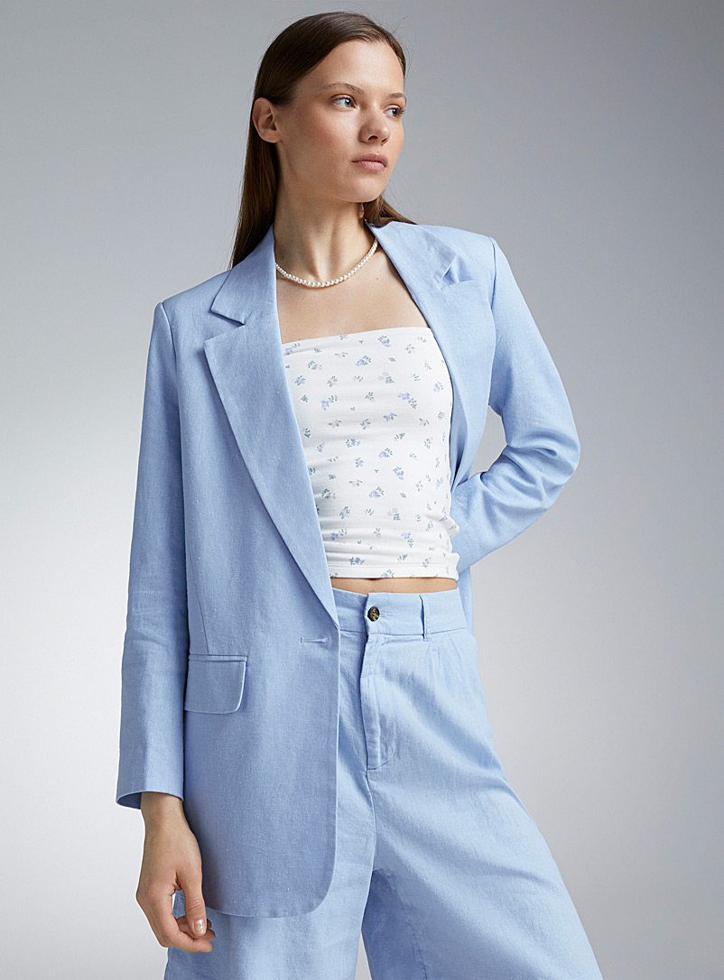Long linen blazer | Only | Women's Blazers | Simons