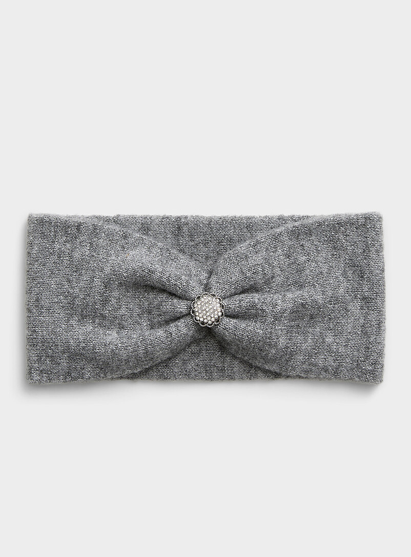 Shimmery jewel fluffy headband | Only | Women's Head Wraps: Shop Online ...