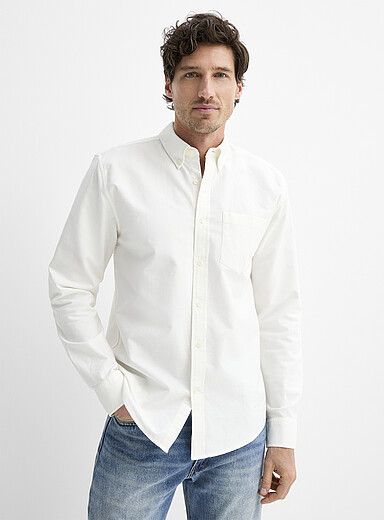 Colourful Oxford shirt Modern fit | Le 31 | Shop Men's Solid Shirts ...
