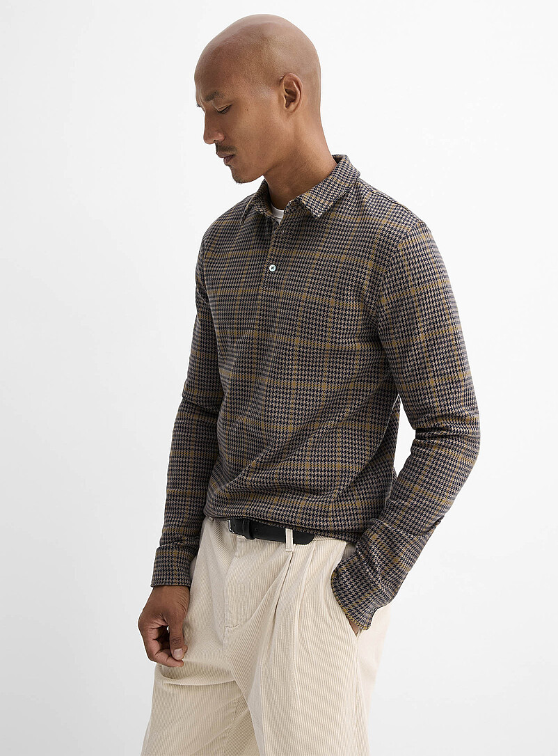 Long Sleeves Polos for Men | Simons Canada