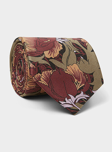 Oversized peony tie | Blick | Shop Regular Ties | Simons