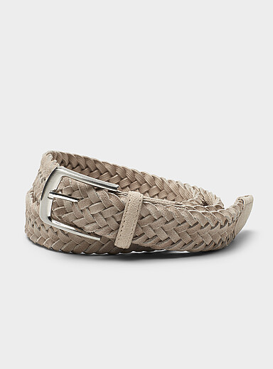 Braided suede belt | Le 31 | | Simons