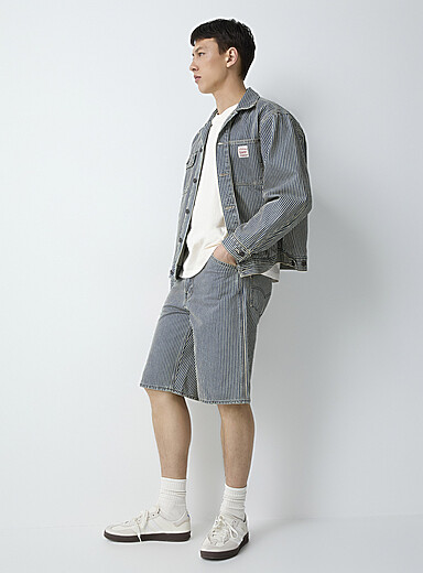 Striped 568 worker Bermudas | Levi's | Shop Men's Bermuda Shorts | Simons