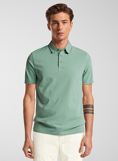 Le polo jersey coton biologique extensible | Le 31 | | Simons
