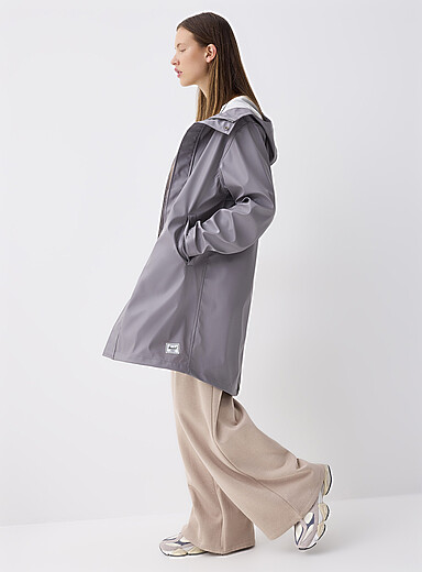 Classic long raincoat | Herschel | Women's Raincoats & Rain Jackets ...