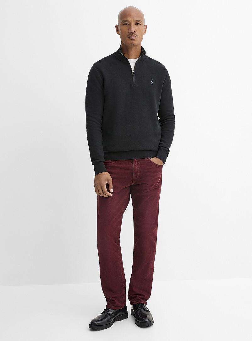 The Varick burgundy jean Straight, slim fit | Polo Ralph Lauren | Shop ...