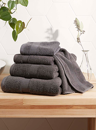 Embroidered turquoise thread towels | Simons Maison | Jacquards ...